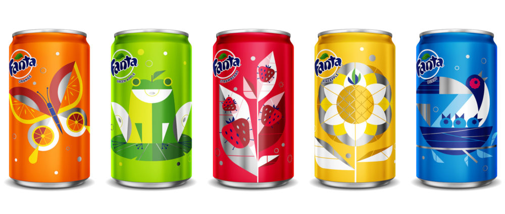 Mattson Creative - Fanta Spring Packaging